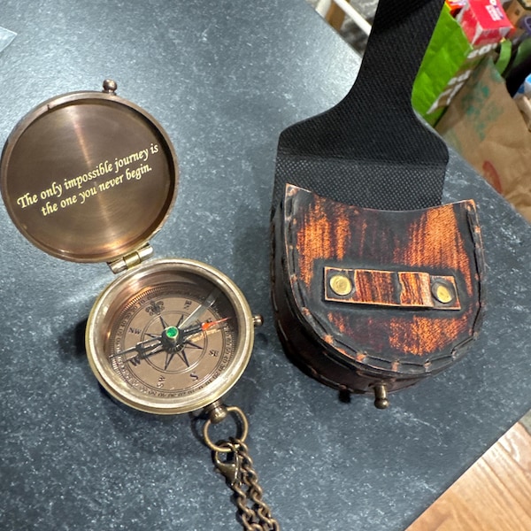 Engraved Compass, Christmas Present, Father’s Day Gift, Mother’s Day ...