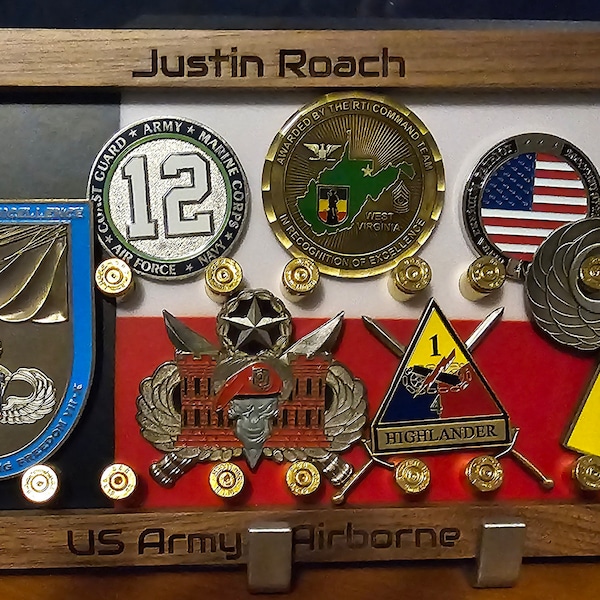 40 CT EMT Challenge Coin Holder, Display to Showcase Their Achievements ...