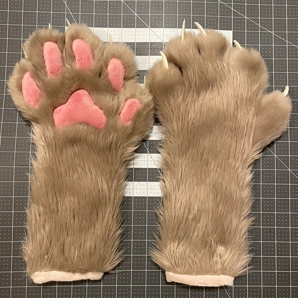 PDF TEMPLATE: Fursuit 5 Finger Paws Digital Download - Etsy