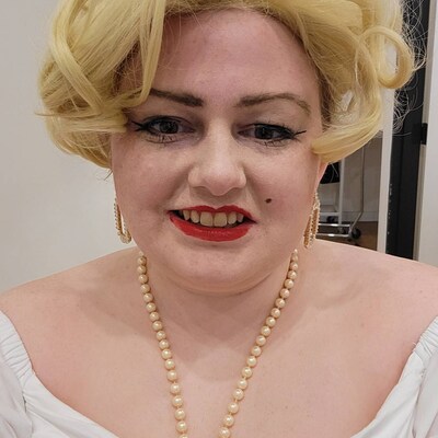 Lace Front Short Blonde Retro Curly Vintage Doris Day Style Heat ...