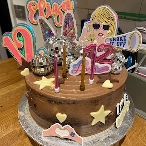 Wednesday Enid Personalised Cake Topper Birthday Custom Adams Family ...