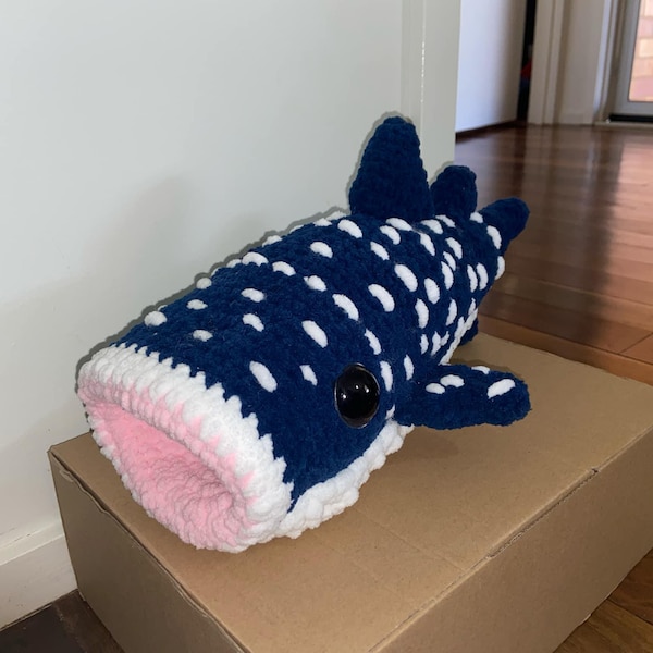 PATTERN: Plush Winslow the Whale Shark With Mouth Pocket and Mini Fish and Shrimp - Crochet ...