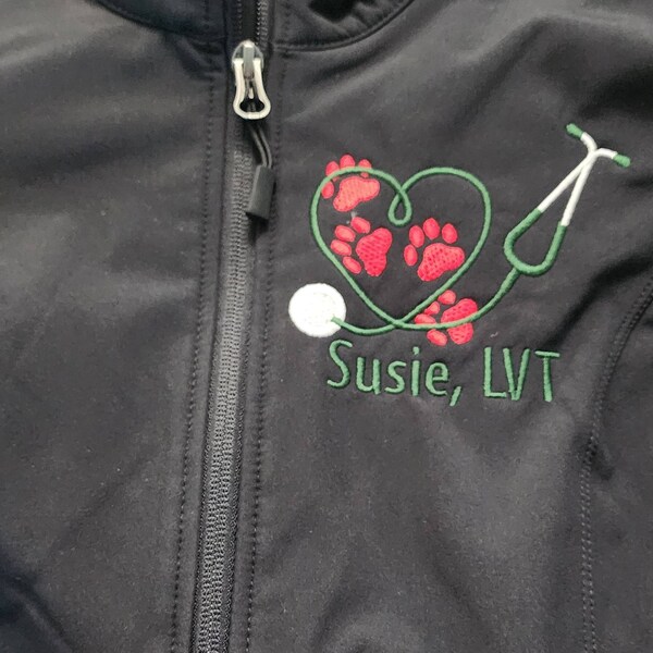 Customizable Embroidered Jacket Personalized Track Cheer Sports Coat ...