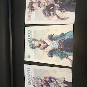 Genshin Impact magazine Cover Postcard - Etsy
