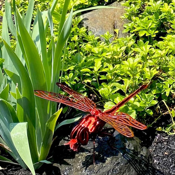 Heavy Duty Powder Coated Handmade Metal Dragonfly or Butterfly for ...