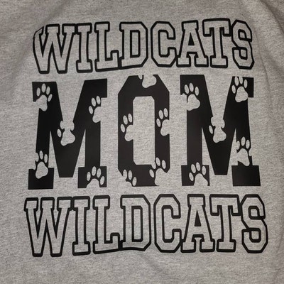 Wildcats Mom Svg, Paw Prints Svg, Cut File, Cheer Mom Svg, Cricut Cut ...