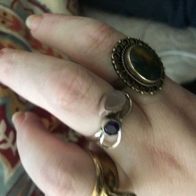 Silver Gemstone Ring, Sample From Assorted Shapes, Colors and Sizes ...