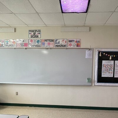 Art Room Poster, Art Class Rules and Procedure Poster Bundle, Growth ...