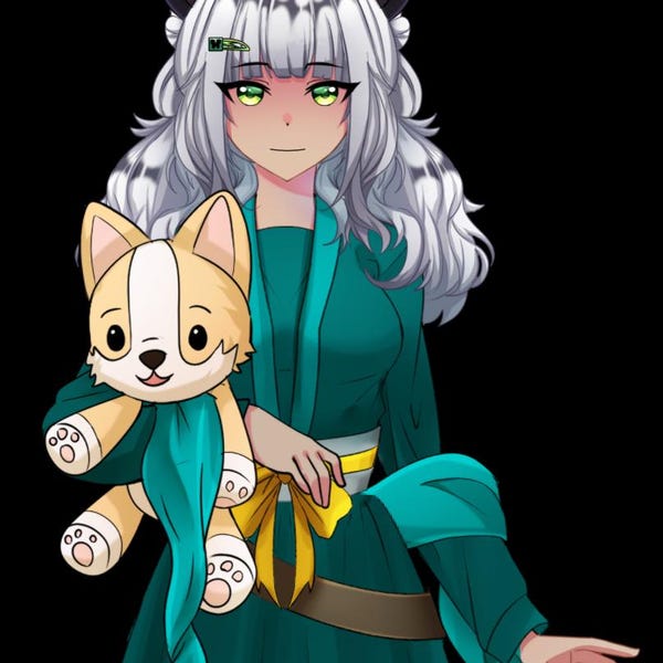 3D Vroid Character, Vtuber Model Free, 3d Model, Vtuber Model Ethereal ...