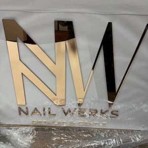 Unique Custom Made Business Sign for Your Company With Stand Offs ...