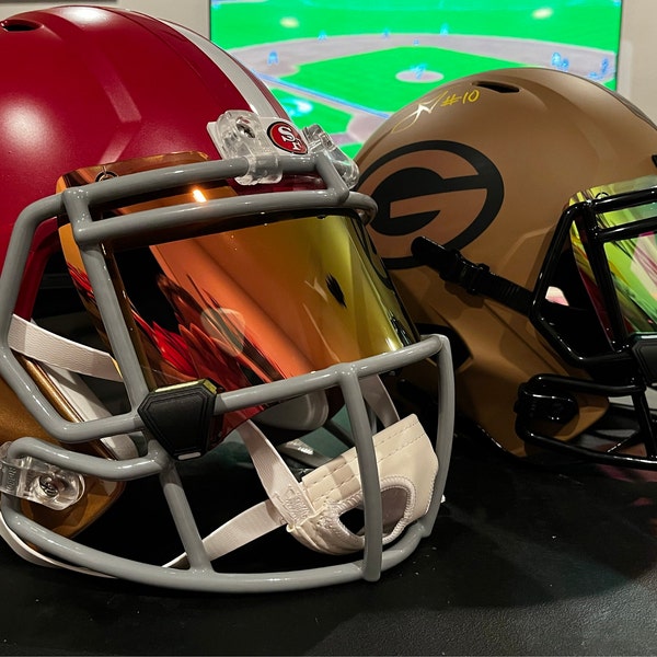 Precision Football Helmet Visor, the Clear Revo Series - Etsy