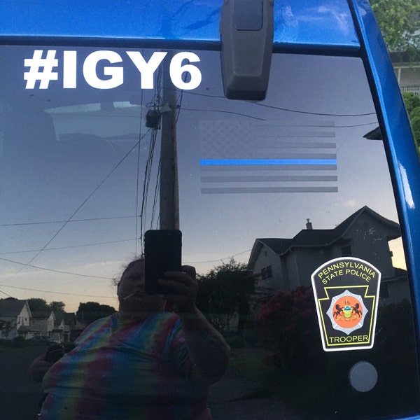 IGY6 Vinyl Decal, I've Got Your Six Vinyl Decal, I Got Your Six Sticker ...