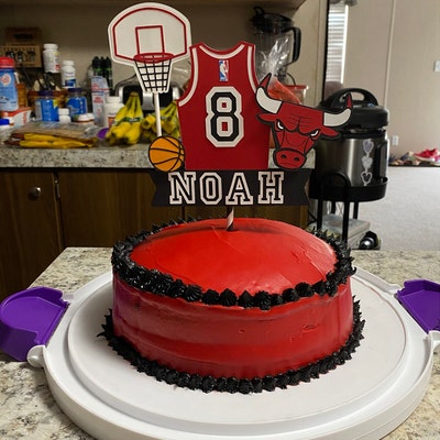 Chicago Bulls Birthday Cake Topper/ Party Decor - Etsy