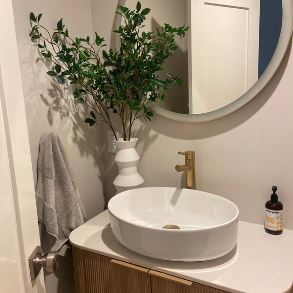 Ficus Microcarpa Branch Real Touch Artificial Faux Plant Home Decor ...