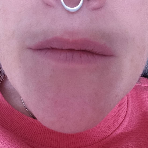 Chain/link & Pointed Spike Studded Effect Hinged Septum Clicker Daith ...