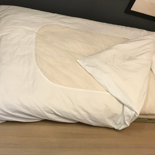 Cover for Futon QUILT, Mesh Window Type, Pure White, Japanese Kakefuton ...