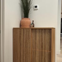 MOLL - Raumteiler Regal aus Holz, Modernes Offenes Regal, Dekorativer ...