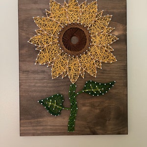 Daisy String Art Kit Adult DIY Kit Includes All Crafting Supplies ...