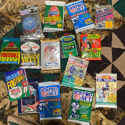 Old Baseball Cards Unopened Packs From Wax Box Vintage 100 - Etsy