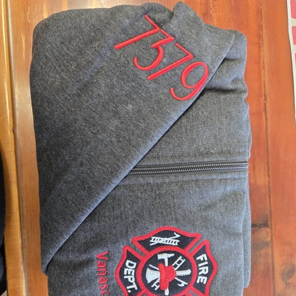 Personalized Gift for Firefighter, Custom Fire Department Name, Badge ...