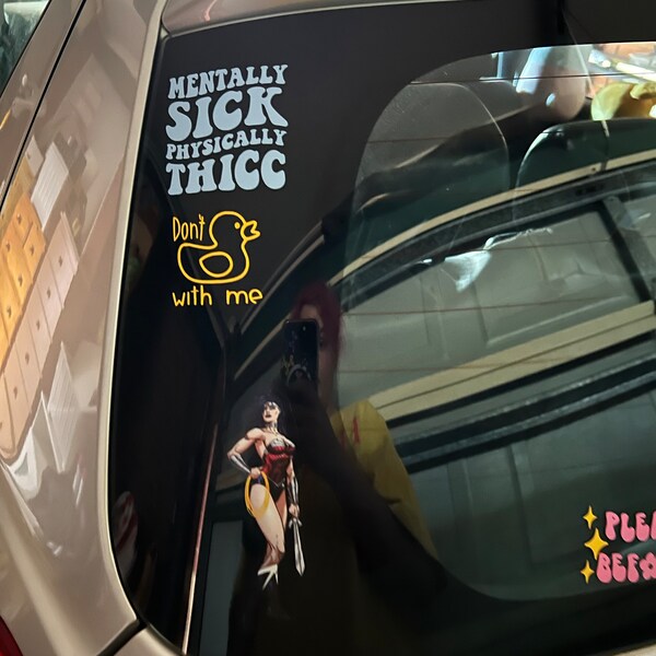 Mentally Sick Physically Thicc SVG: Mental Health Cricut File (digital ...