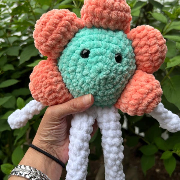The ORIGINAL Groovy Flower Crochet Pattern / Low Sew Crochet Pattern ...