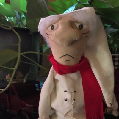 Primitive Christmas Scrooge Doll, Handmade Scrooge Doll, Christmas ...