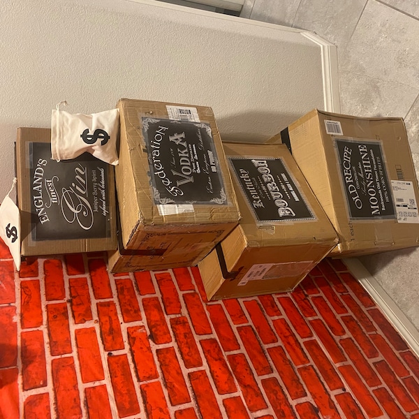 6 Prohibition Crate Labels Printable Set JPG Files ~ Liquor Rebellion ...