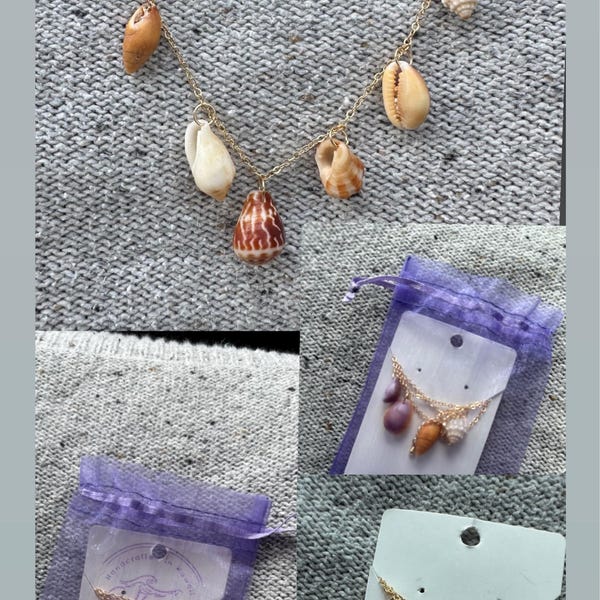 Hawaiian Genuine Hebrew Cone Shell and Jade Gemstone Adjustable ...