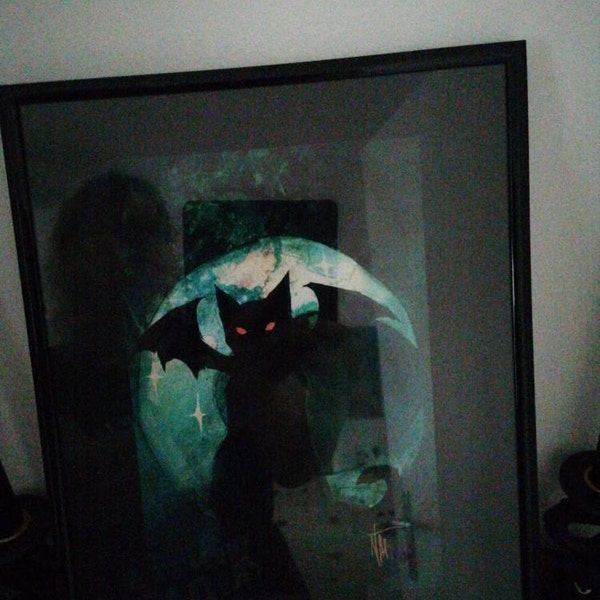 Dark Patch, 12 by 18, Fairy Print, Art Print, Faery Print, Fairy Art ...