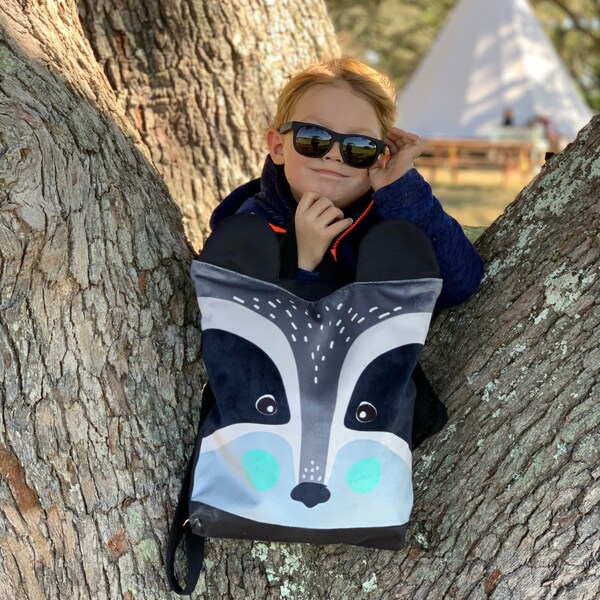 Badger Backpack for Kids, Kids Backpack, Toddler Backpack, Printed ...