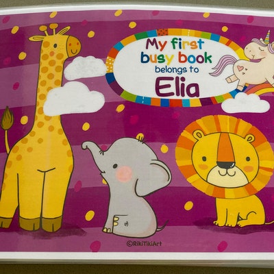 Toddler Learning Binder Printable Toddler Busy Book Girl Version ...