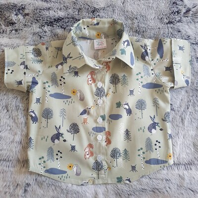 Baby Shirt/blouse Pattern Sewing, Easy, Toddler, Baby Girl and Boy ...