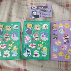 FF6 Character Sprites Vinyl Sticker Sheet - Etsy