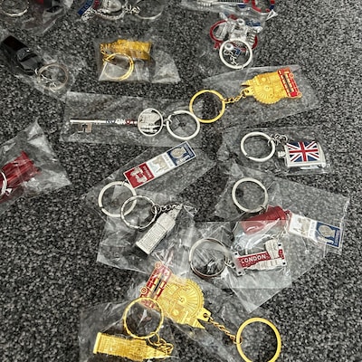 10 X Pieces British England London Key Rings Keychains Souvenirs ...