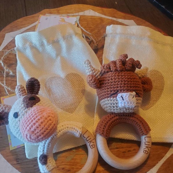 Personalized Baby Teether | Dinosaur Teether | Laser Engraved ...