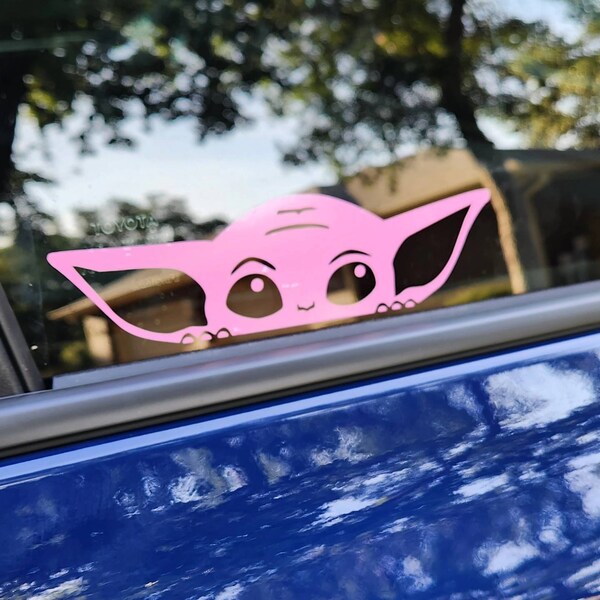 Grogu Vinyl Decal - Etsy
