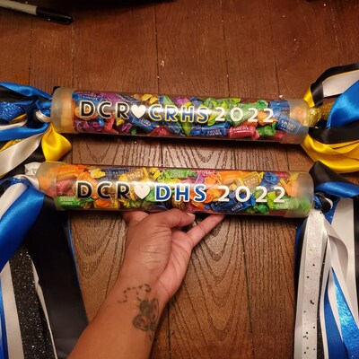 Custom Glitter/confetti-filled Spirit Sticks Football Games - Etsy