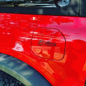 Custom Cursive Font Car Emblem Custom Colors Installs in Seconds 1.5 ...