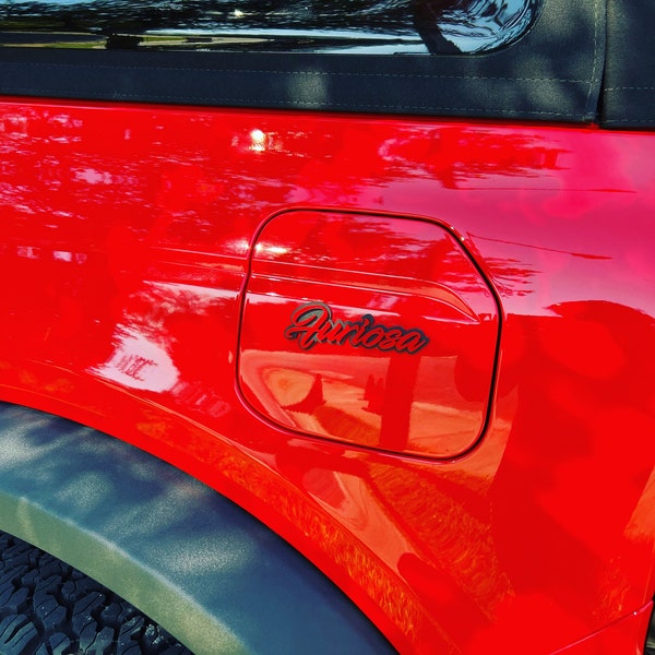 Custom Cursive Font Car Emblem - Custom Colors - Installs in Seconds ...