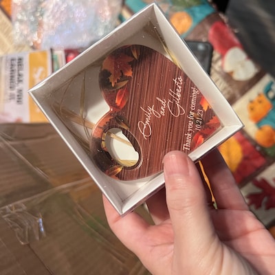 Personalized Floral Fridge Magnets, Transparent Plexy Magnet, Custom ...