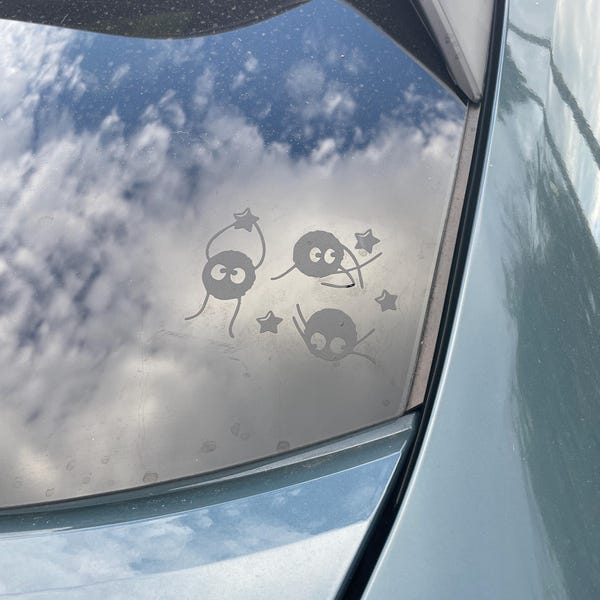 Soot Sprite Spirited Away Vinyl Decal Susuwatari Studio Ghibli Cute ...