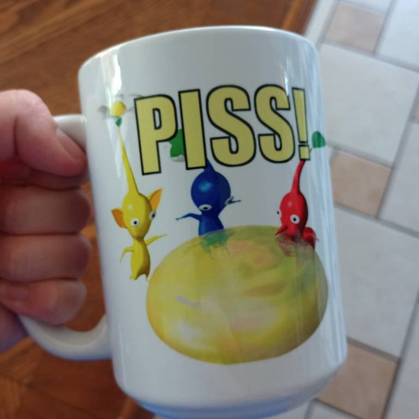 Pikmin PISS Mug - Etsy