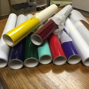 10 Pack 12 Inch Rolls Oracal 651 Adhesive Backed Vinyl Craft & Sign ...