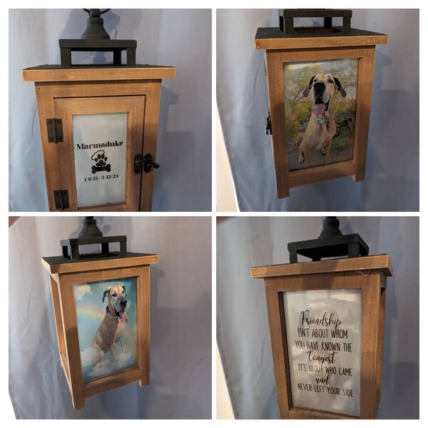 Memorial Glass Blocks Sympathy Gift Personalized Tribute Remembrance ...