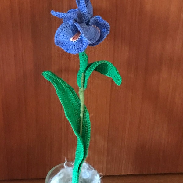 Crochet Iris Flower Pattern: Photo Tutorial (PDF Pattern) - Etsy