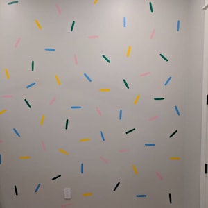 Sprinkle Wall Decals Confetti Wall Decal Set, Vinyl Wall Decals, Wall ...