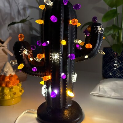 DIY Craft, Lighted Cactus Tree, Ceramic Cactus, Craft Kit for Adults ...
