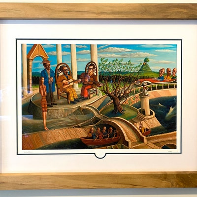Wood Picture Frame / Custom Wood Frame / Fine Art Printing & Framing ...