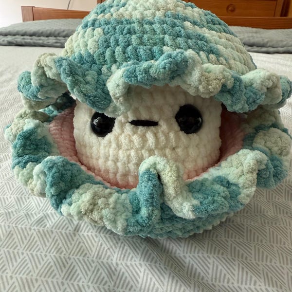Giant Clam & Mini Clam Crochet Pattern PDF – Amigurumi Sea Creature, No ...